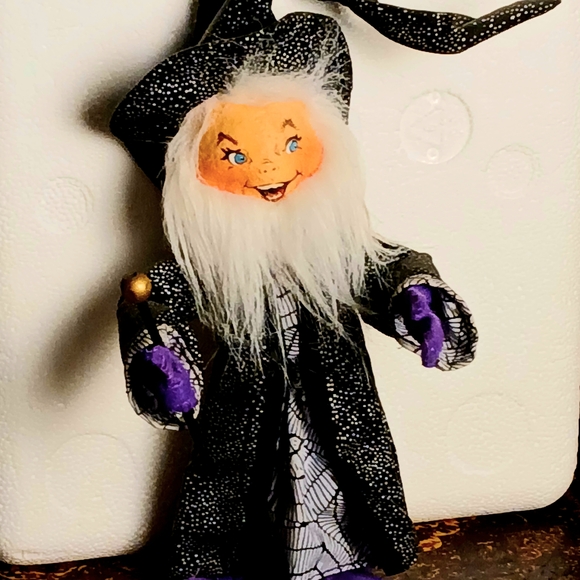Annalee | Holiday | Annalee Hocus Pocus Wizard Black And Purple Accents ...